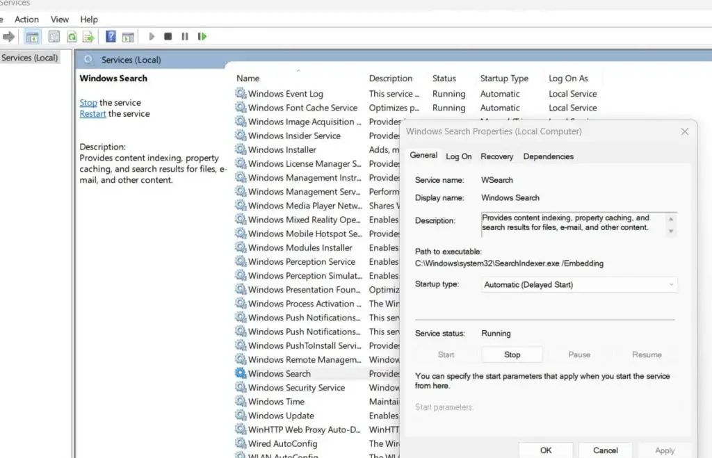 Windows 11 start menu search not working after 23H2 update (Solved)
