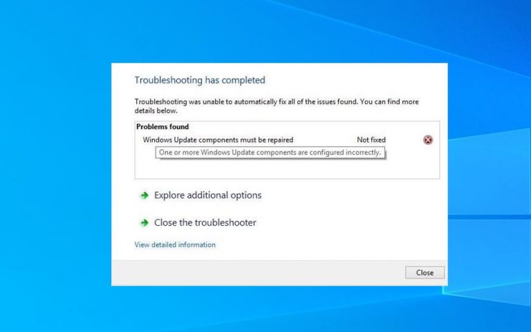 Solved: Windows Update Components Must Be Repaired