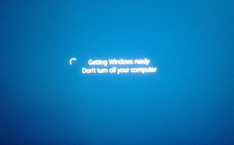 Getting windows ready stuck after install windows 11 2023 update