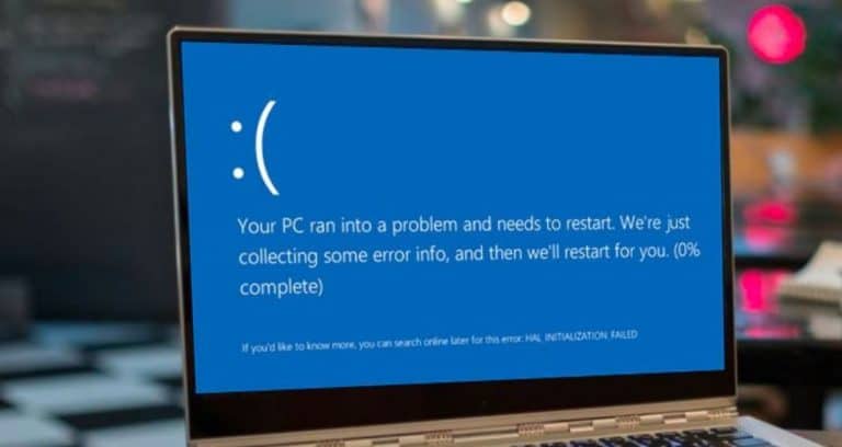 Solved: windows 10 HAL INITIALIZATION FAILED BSOD
