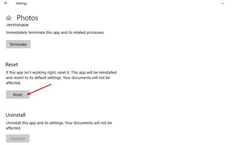 Solved: Windows 10 file system error (-2147416359) when opening photos
