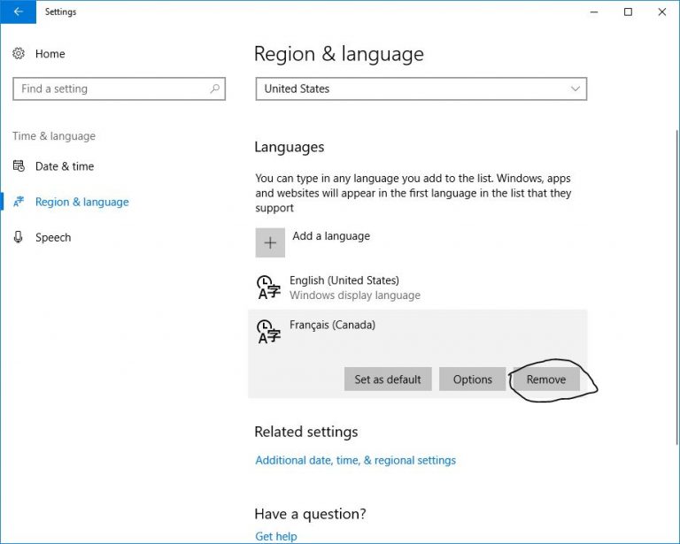 How to Change the System Language in Windows 10