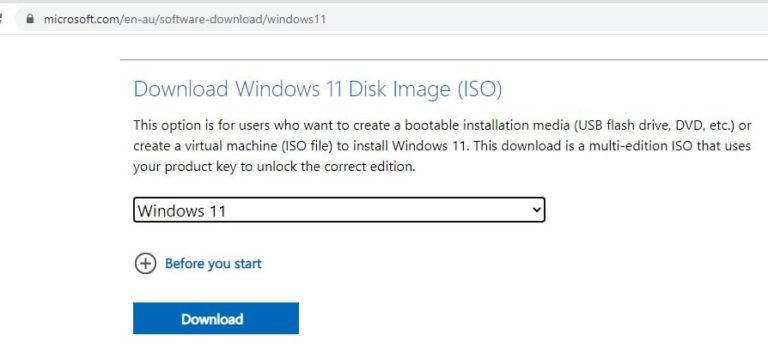 How to Download the Official Windows 11 ISO from Microsoft
