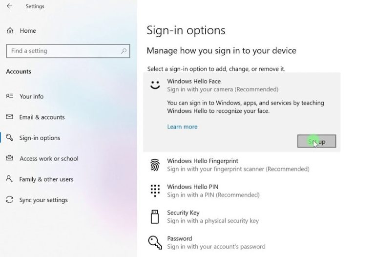 Solved: Windows Hello Not Working after windows 10 update