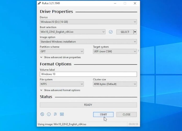 Create Windows 10 Bootable USB Drive (Installation Media)