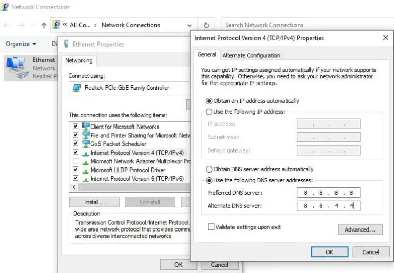How to Fix No Internet connection problem windows 10