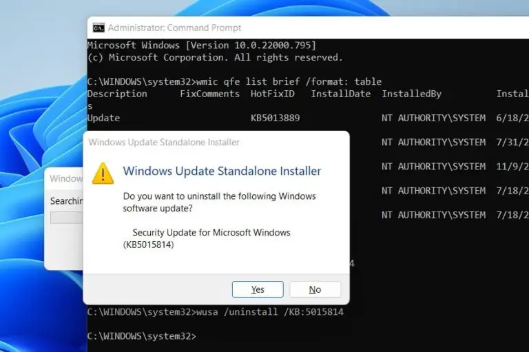 How to Uninstall Windows Update (Windows 11 KB5040442)