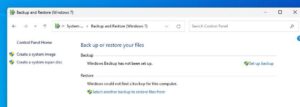 How to BackUp Windows 11 to external device or cloud storage