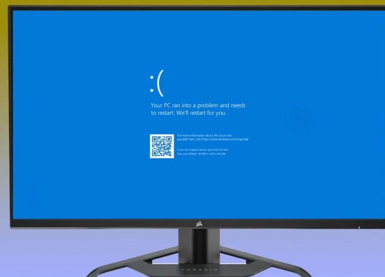 Solved: Kernel Security Check Failure error In Windows 11