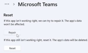 Microsoft Teams not opening or Crashes on Windows 11 (7 solutions)