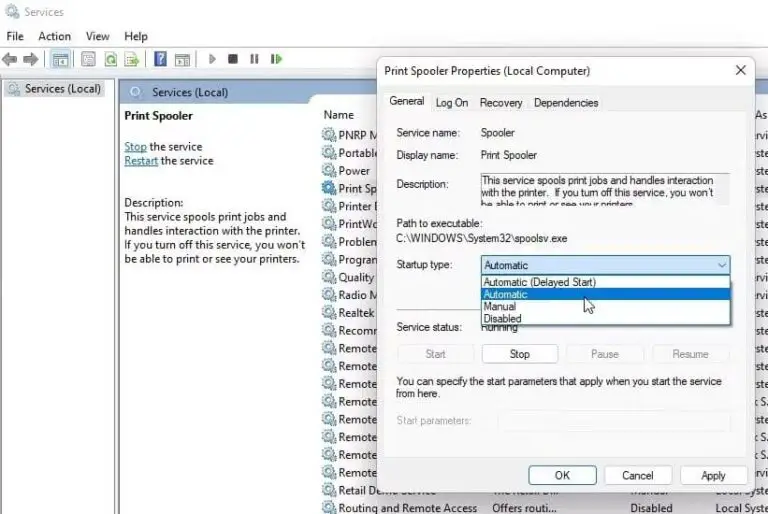 7 ways to fix Print Spooler Errors on Windows 11