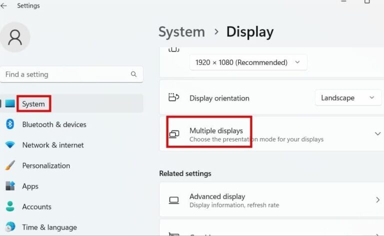 Windows 11 not detecting second monitor after update? 5 solutions