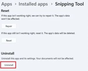 9 ways to fix Snipping Tool Not Working In Windows 11