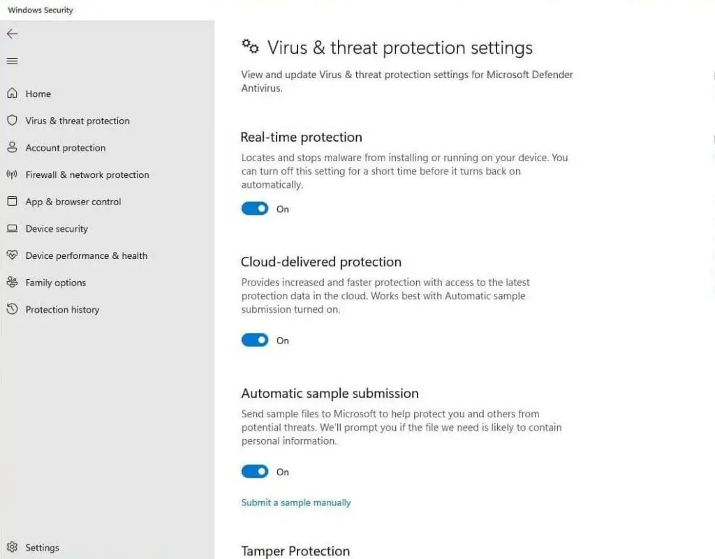 Antimalware service Executable high CPU usage windows 11