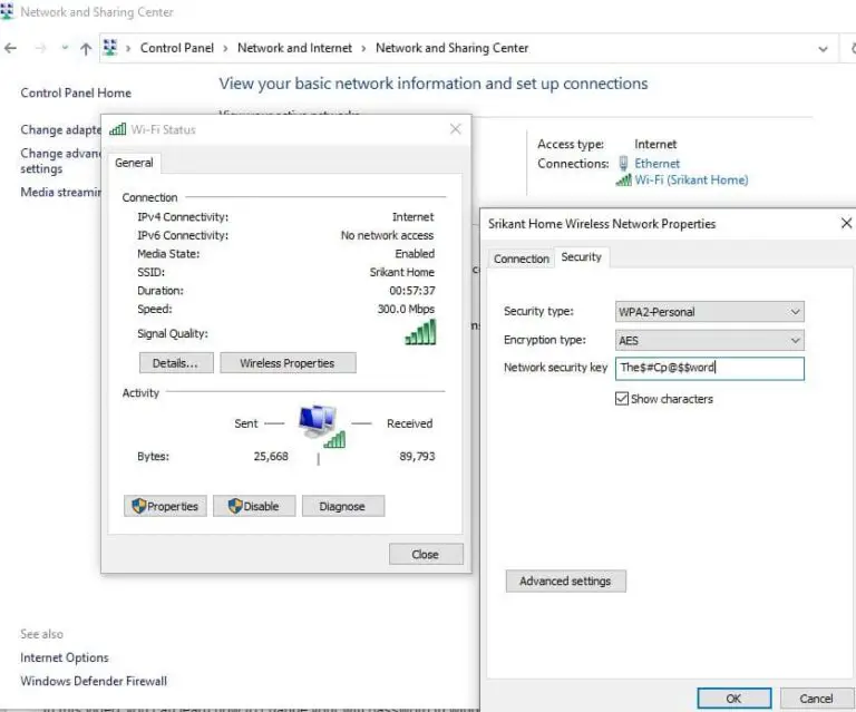 How to find wifi password on windows 10 /11 Laptop