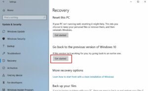 How to Roll back windows update or Feature updates windows 11