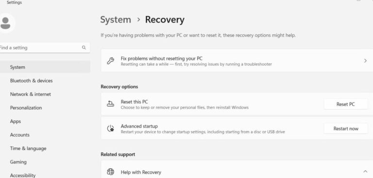 How to Roll back windows update or Feature updates windows 11