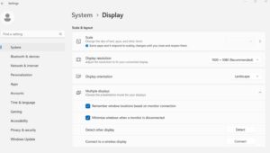 How to connect wireless Display in windows 11 to TV