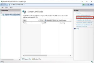 How to Install an SSL Certificate in Windows IIS 10