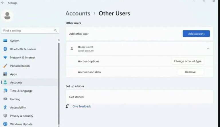 How to Create a Guest Account on Windows 11 (Securely share your PC with others)