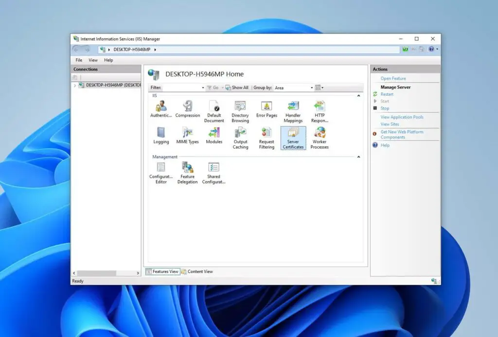 How to Install an SSL Certificate in Windows IIS 10