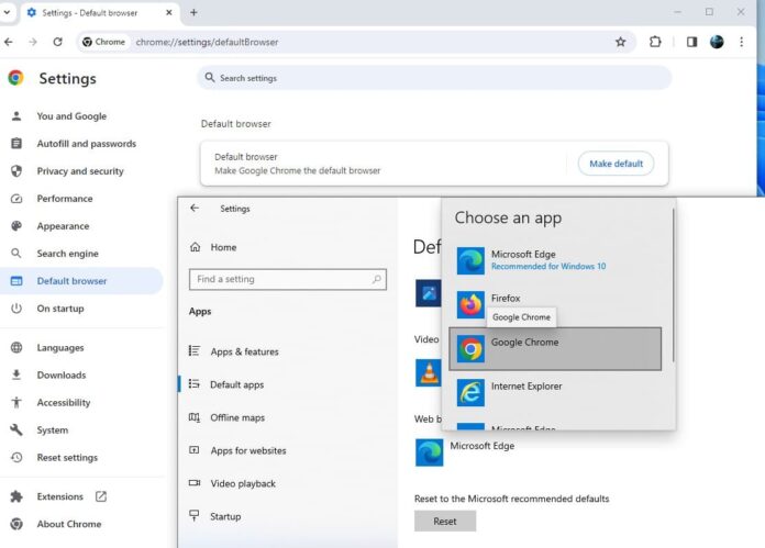 How to Make Chrome Default Browser on Windows 11