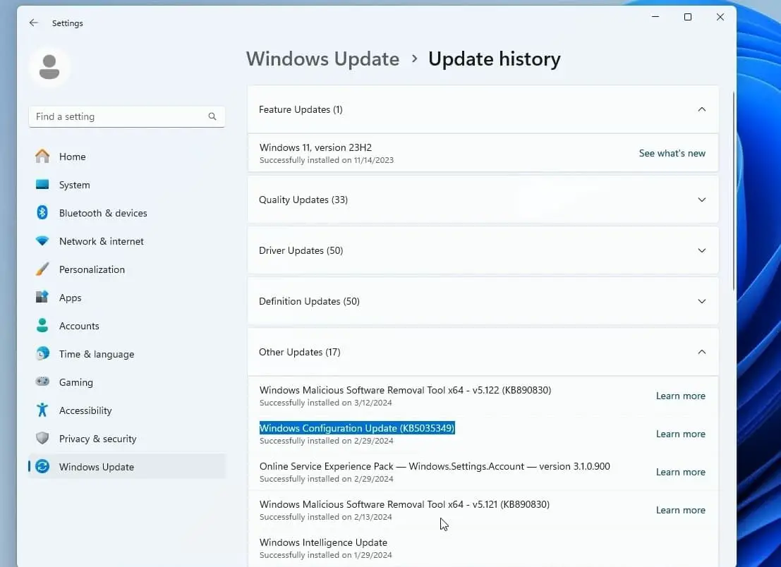 Download windows 11 Moment 5 Update (Try 24H2 Features)
